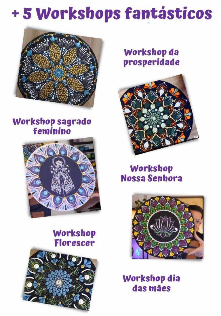 Curso Mandala Fácil Com Moldes - Cursos Arte Mandala - Mitchel Barros